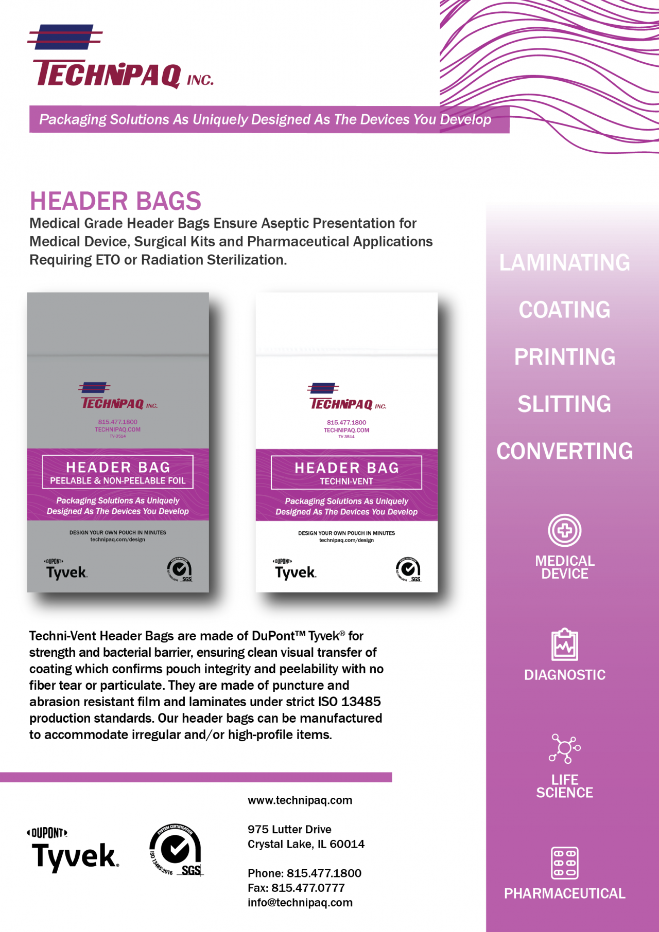Header Bag Sales Sheet-01 - Technipaq, Inc.
